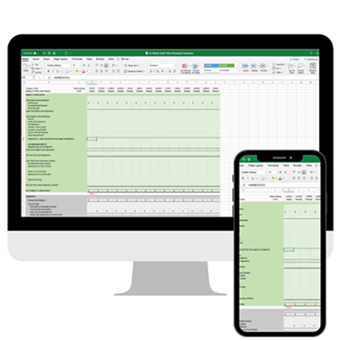 Monthly Cash Flow Plan Template | Free Excel Template - The Tax Curative